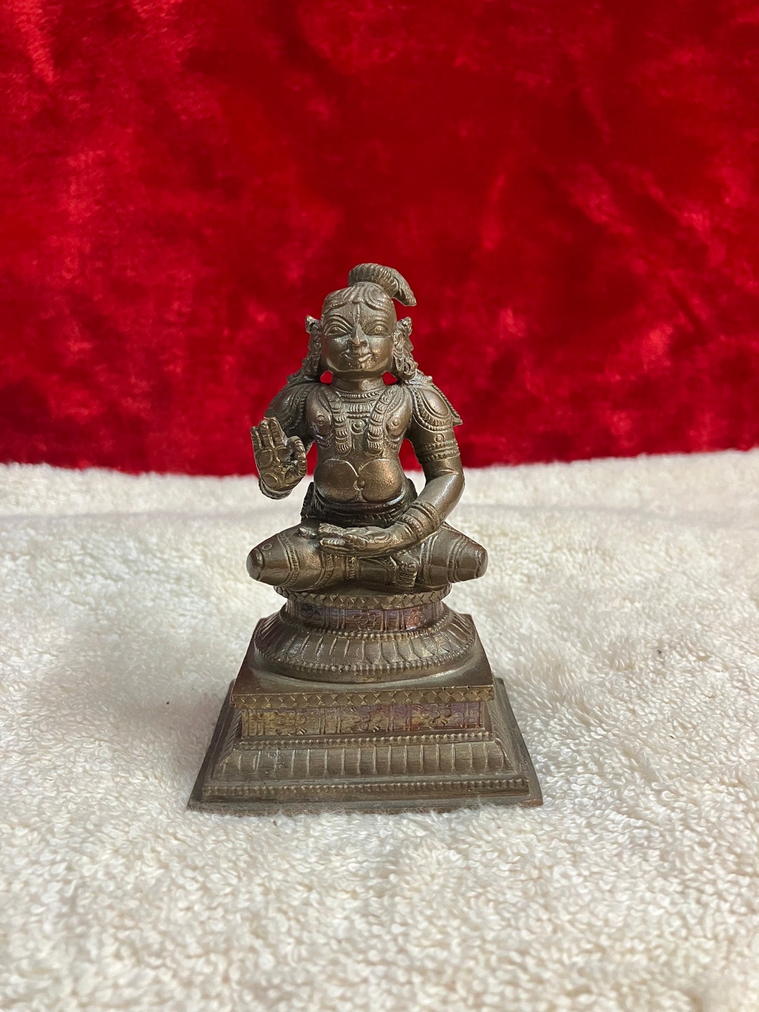 Vintage Bronze Idol of Nammalwar / Nammalvar - Etsy