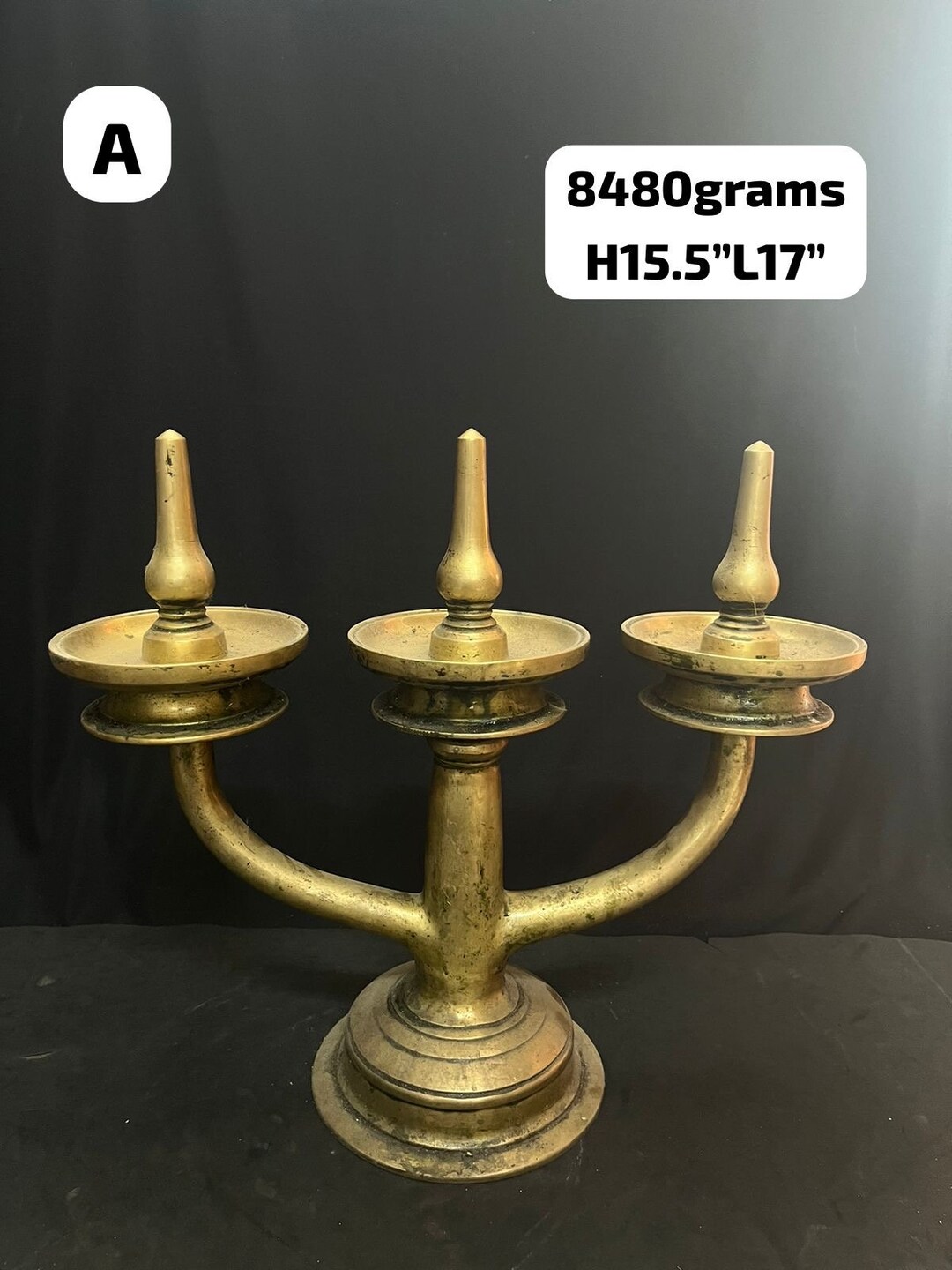 Vintage Bronze Cast Kavara Villaku Malbar Oil Lamp - Etsy