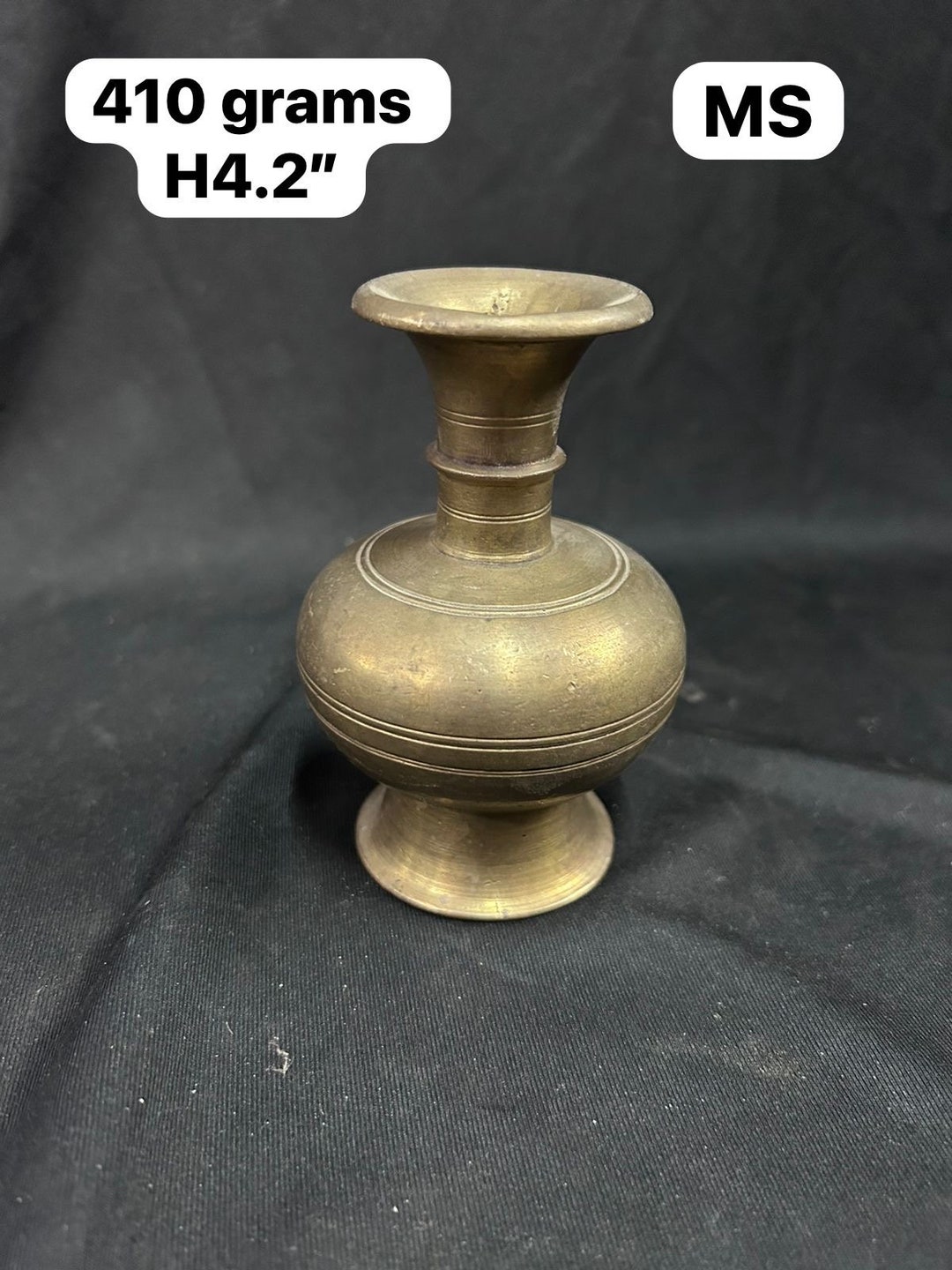 Vintage Bronze Cast Kalasha Pot - Etsy