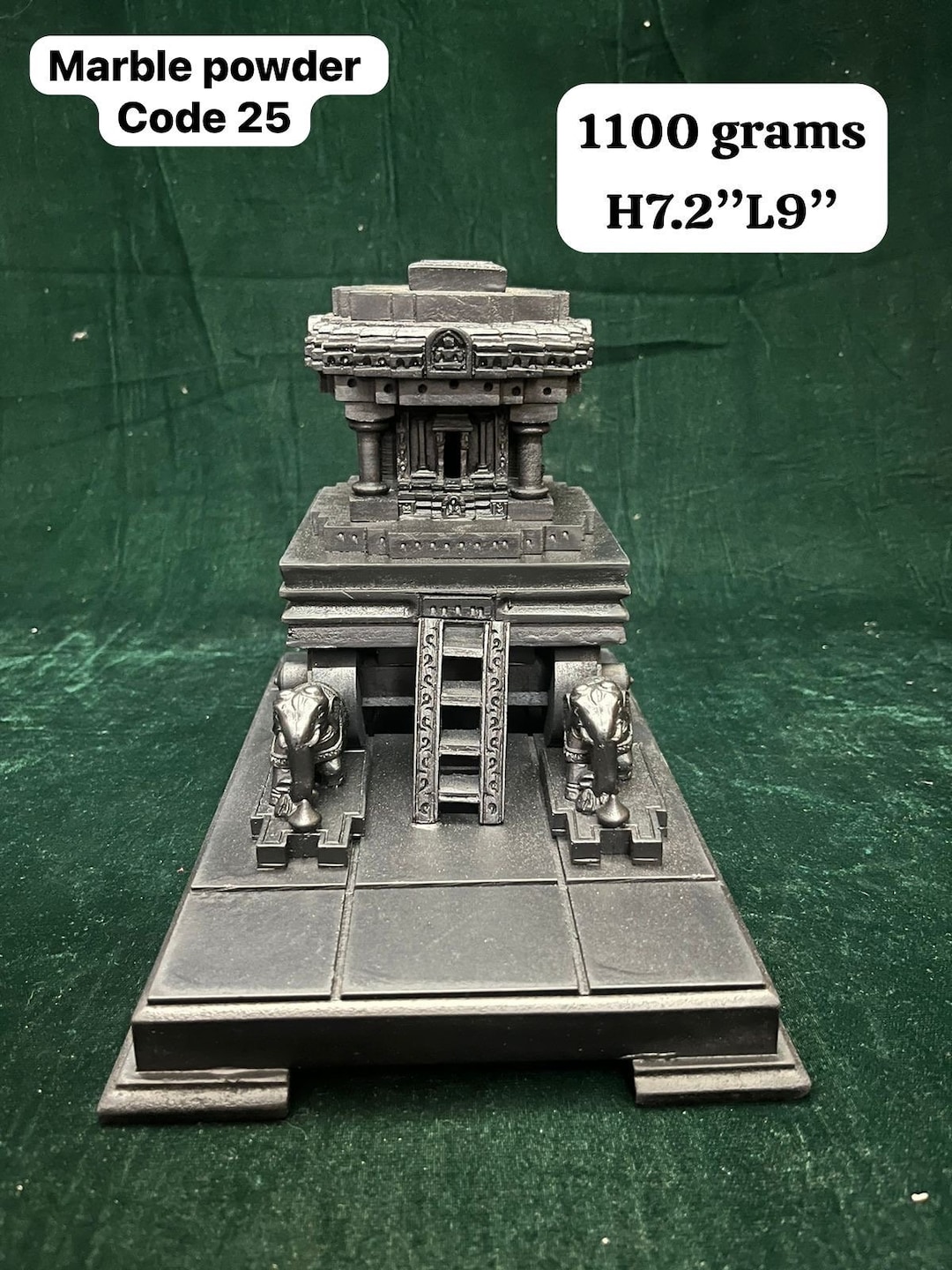 Marble Powder Casted Hampi Stone Ratha ( Historical Monument) - Etsy