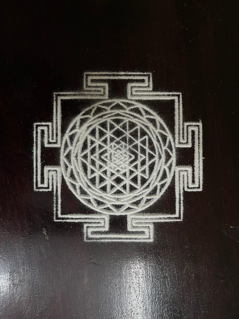 Prasiddh Arts Presents Rangoli Stencil Sri Yantra Set of 2 - Etsy
