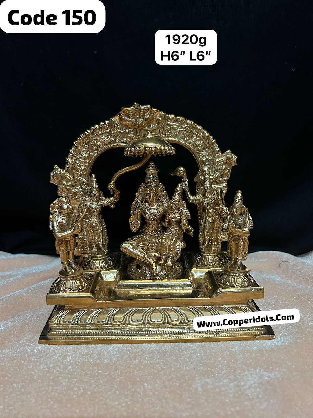 Panchaloha Made Rama Darbar Set - Etsy