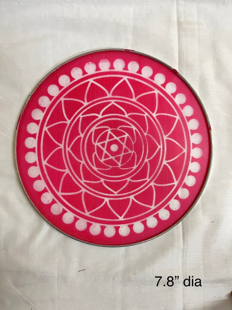 Prasiddh Arts Presents Rangoli Stencil Sri Yantra Set of 2 - Etsy
