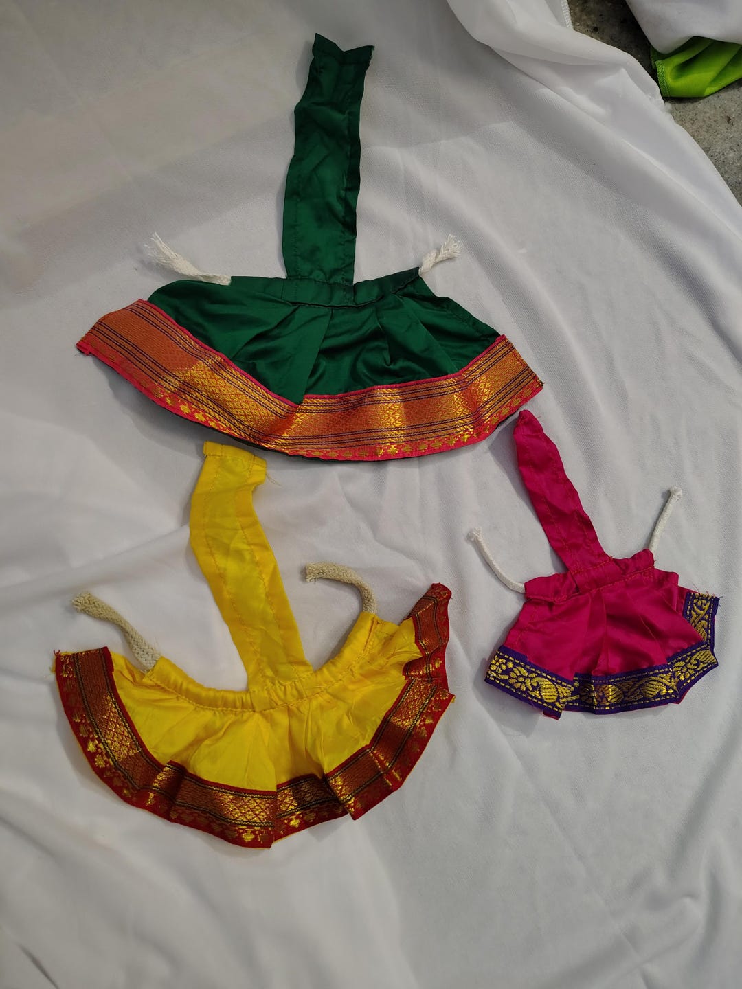 Dressing Cloths for God Idols Devi Idols ( Set of 5 ) Saree Vastram - Etsy