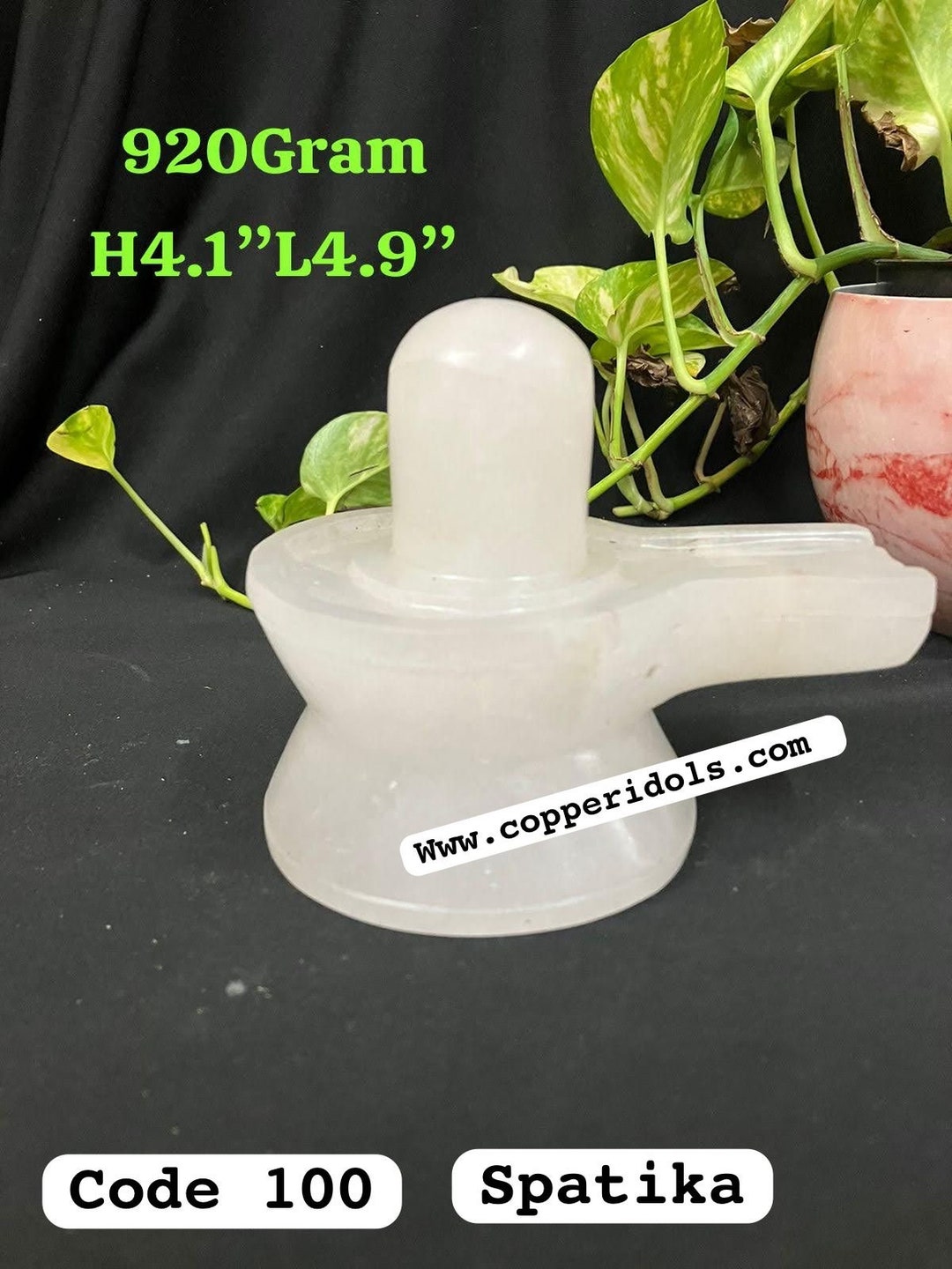 Prasiddh Copper Idols Present Spatika Linga - Etsy