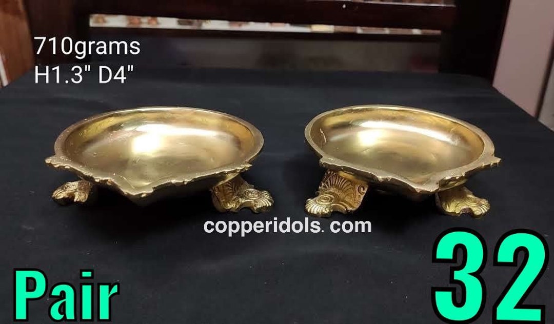 Prasiddh Copper Idols Present Panchaloha Idol of Deepa With Leg Stand ...