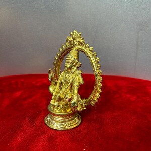 Panchaloha Casted Idol of Swamy Ayyappa Iyappa Swamy Harihara. Putra ...
