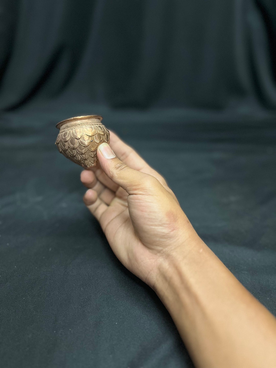 Vintage Copper Cast Pineapple Designed Dhara Patra - Etsy