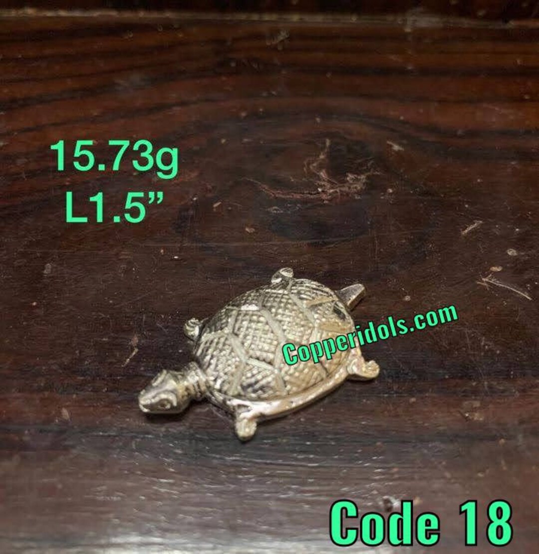 Prasiddh Copper Idols Present Silver Meru Tortoise - Etsy