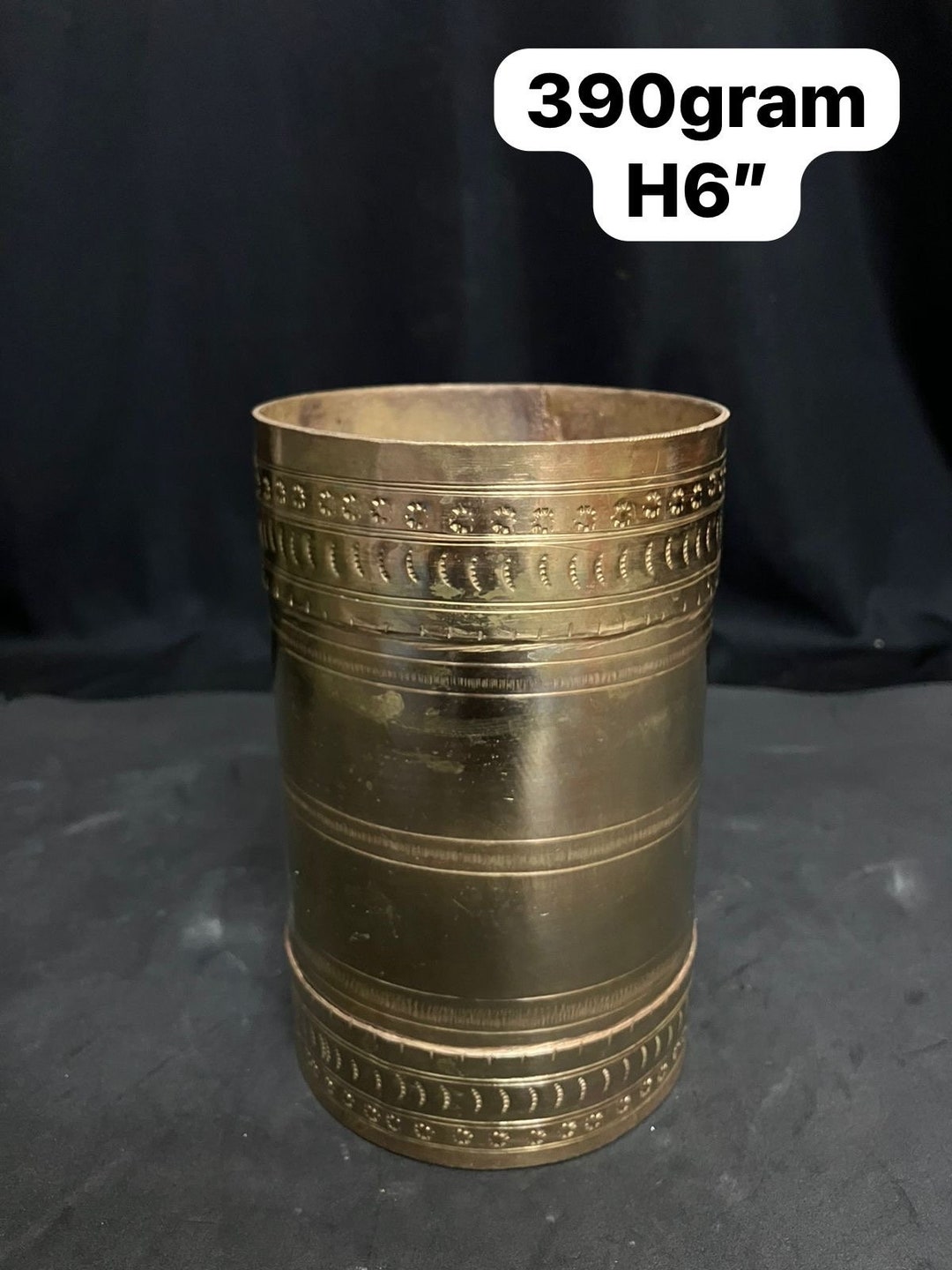 Vintage Bronze Cast Rice Measuring Tumbler - Etsy
