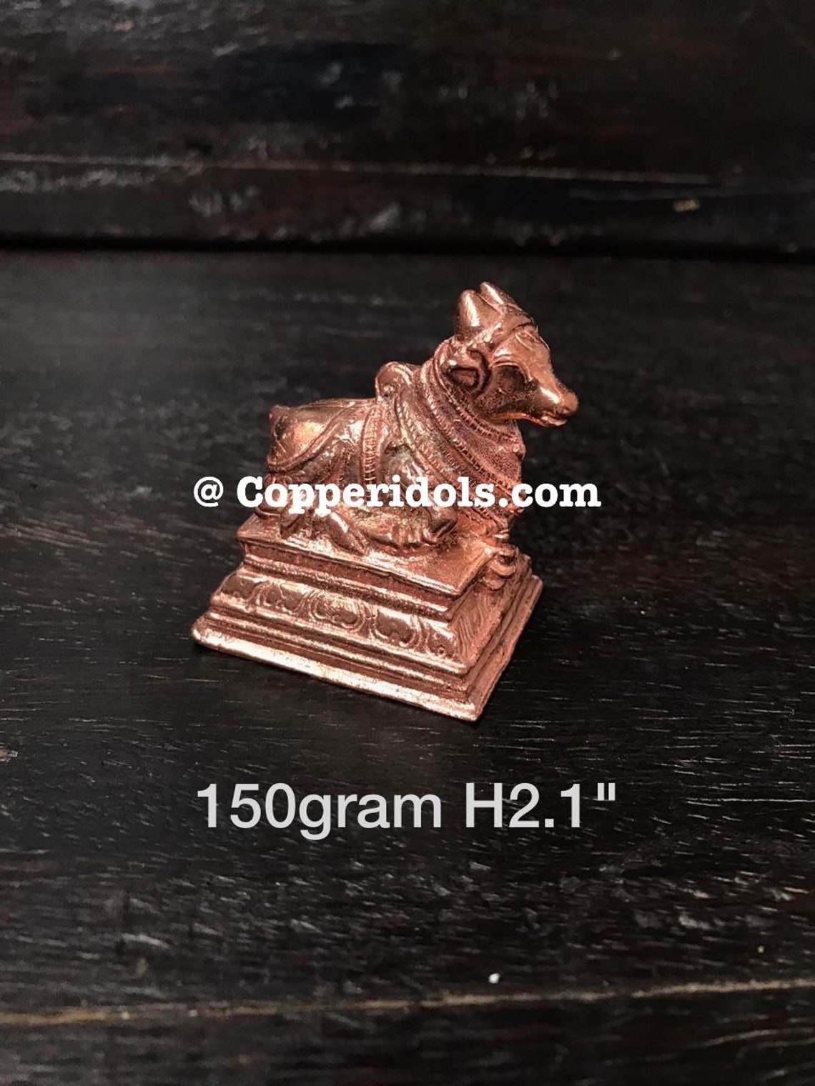 Prasiddh Copper Idols Presents Lord Nandi the Vehicle of Lord - Etsy