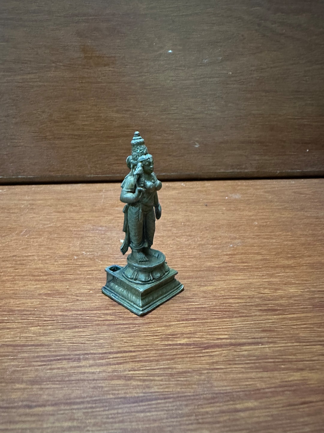 Vintage Solid Bronze Cast Meenakshi Devi - Etsy Australia