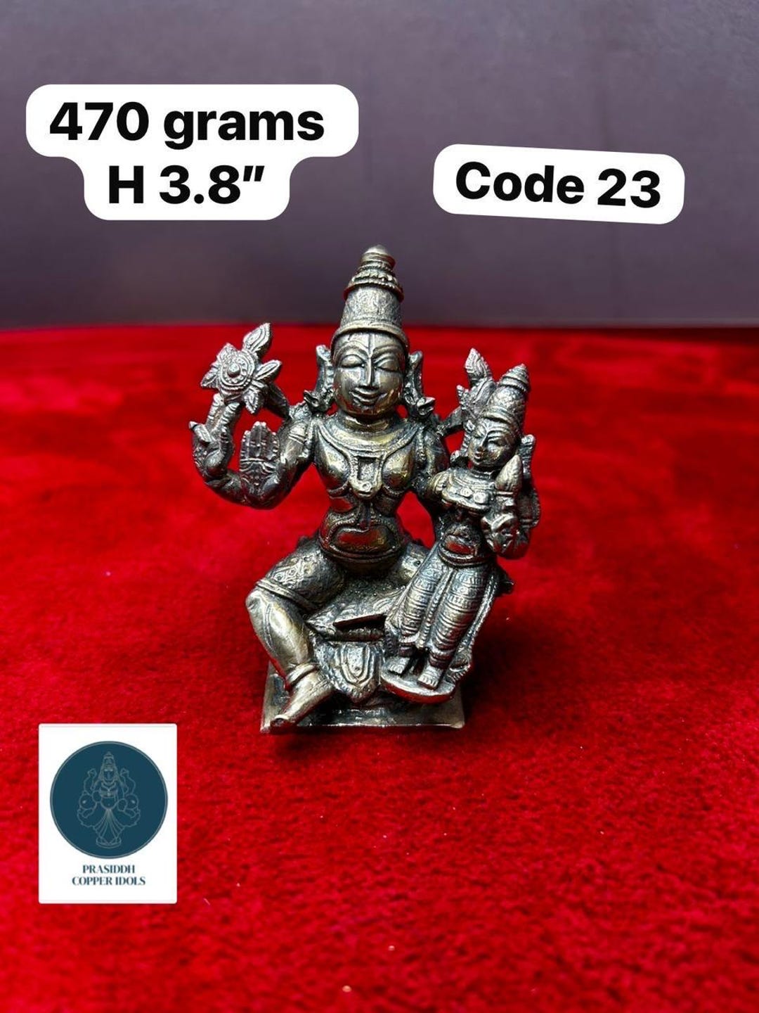 Prasiddh Copper Idols Presents Lakshmi Narayana Bronze Idol - Etsy