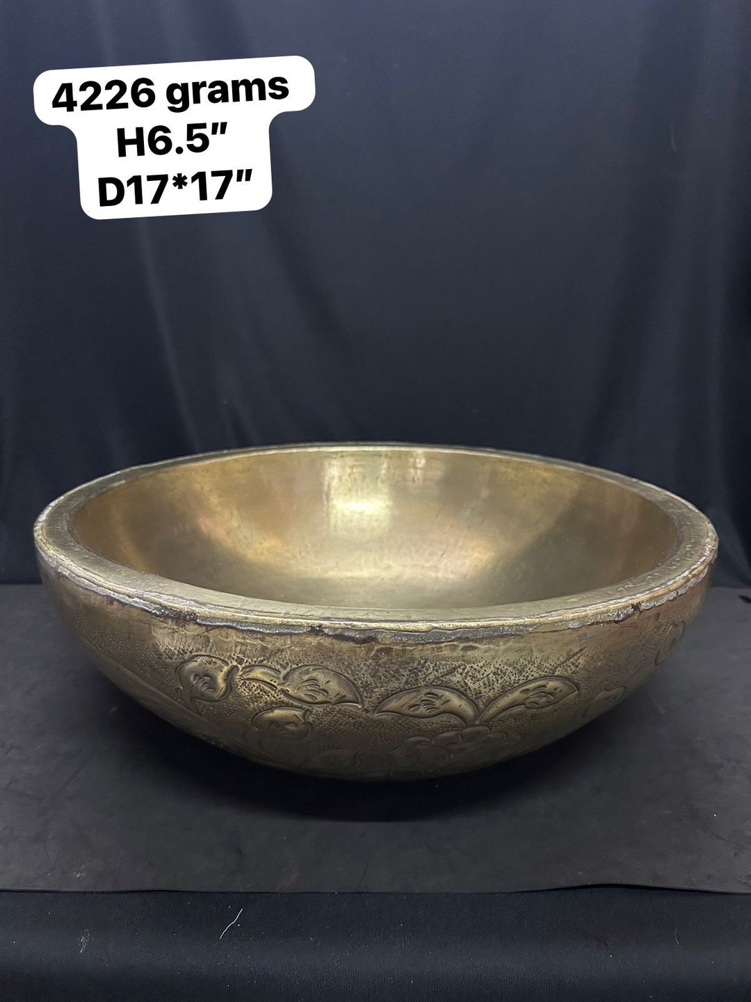 Vintage Brass Made Heavy Basin for Water Wash - Etsy