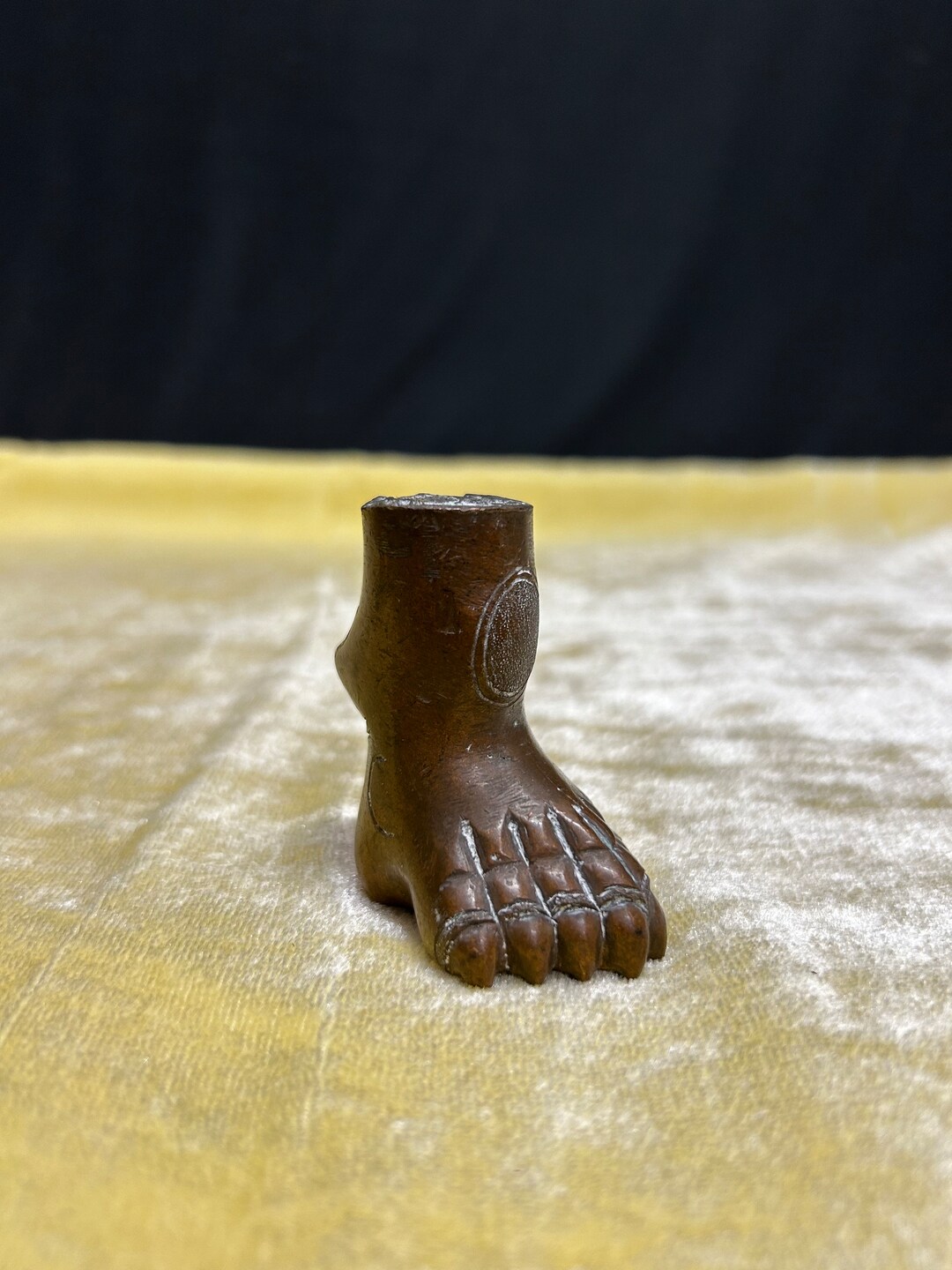 Vintage Copper Casted Leg Piece of a Stand - Etsy