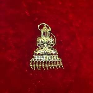 Panchaloha Made Gold Plated Padakam of Anjaneya , Hanuman / Pendent ...