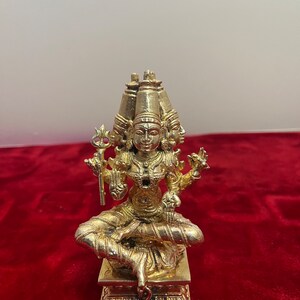 Prasiddh Copper Idols Presents Panchaloha Idol of Brahmi Devi - Etsy