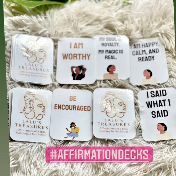 Black Girl Magic Affirmation Cards - Etsy
