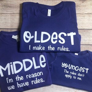 Sibling Shirts - Sibling Gifts - Gifts for Siblings - Family Shirts ...
