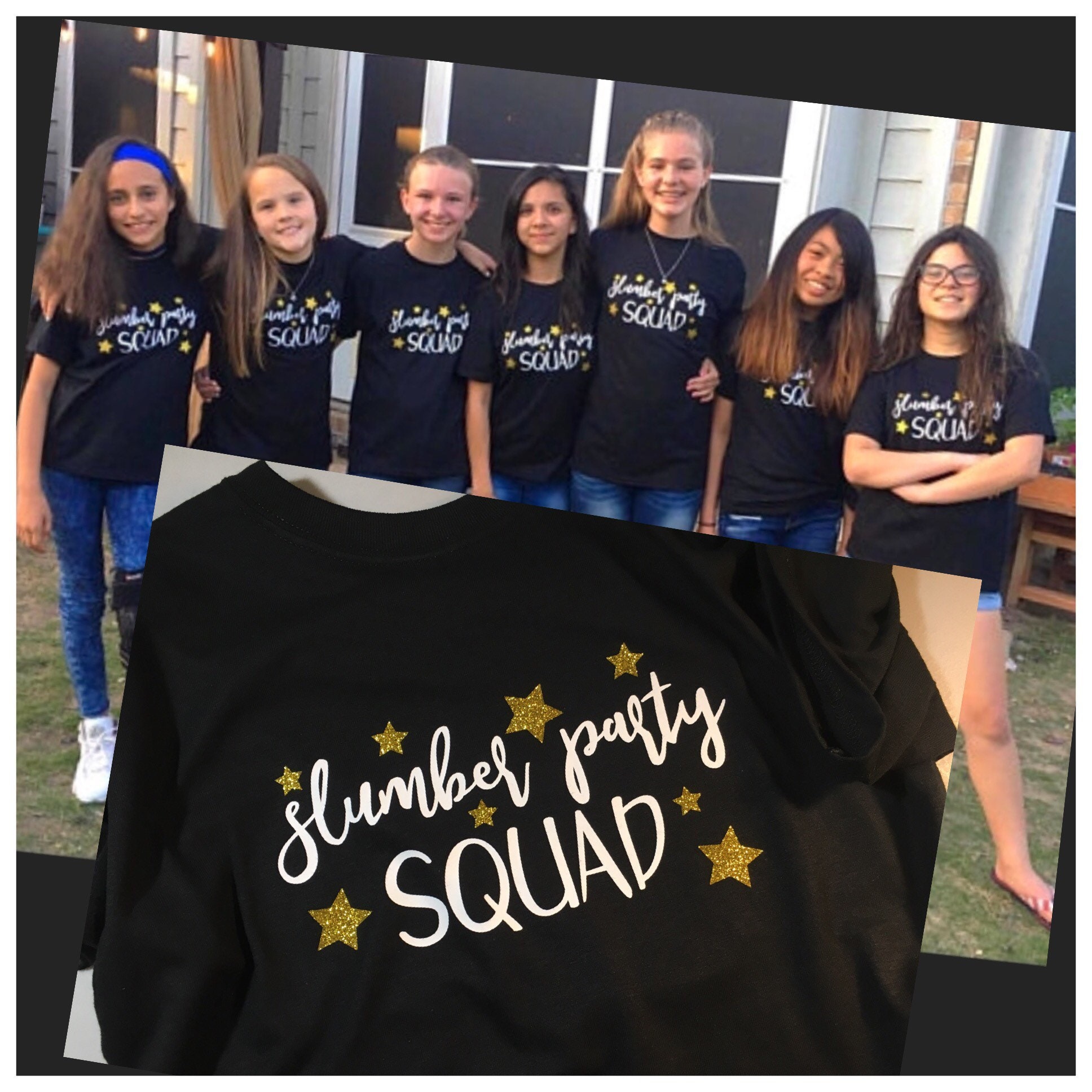 Slumber Party Squad Birthday Squad Slumber Party | Etsy