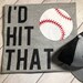 Baseball Shirts - Baseball Dad - Game Day Shirt - I’d Hit That - Funny ...