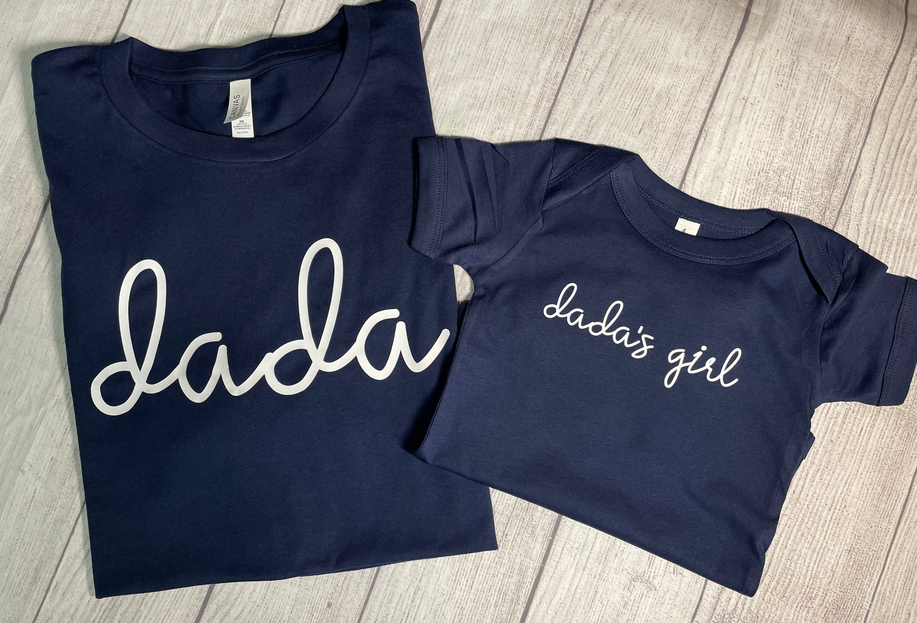 Daddy Daughter Shirts Dada Shirt Daddy and Daughter | Etsy