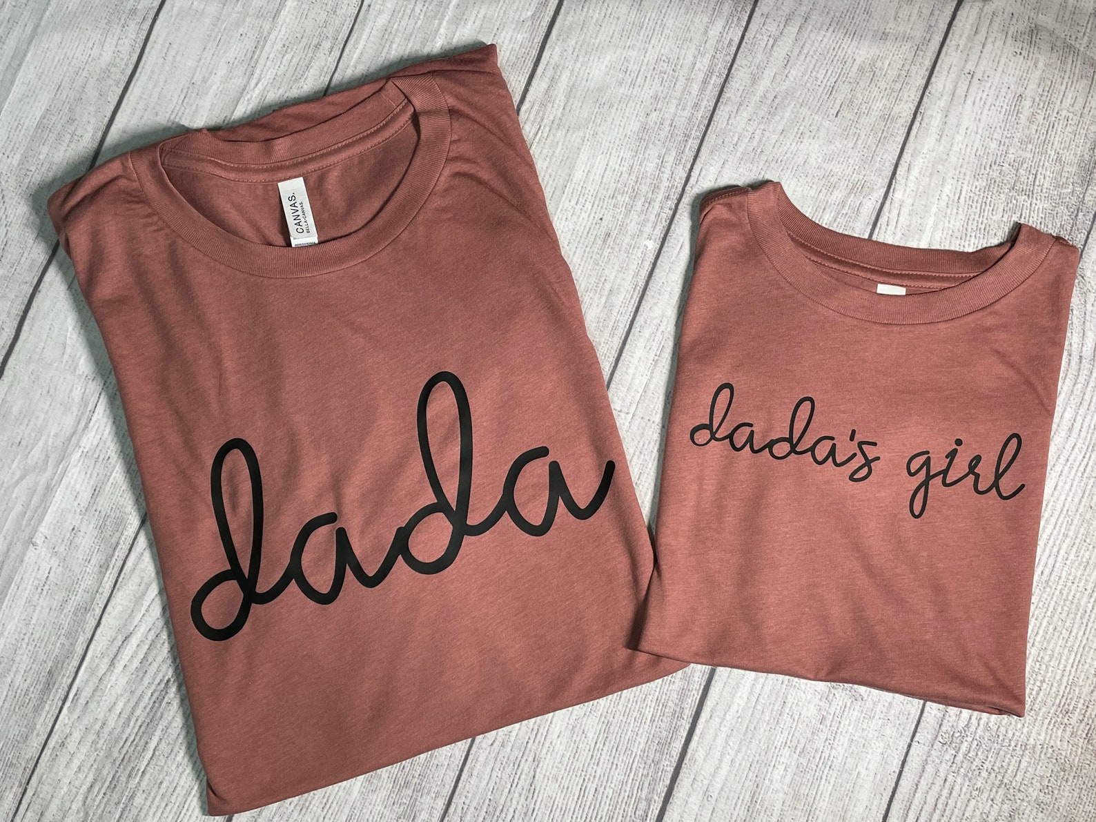 Daddy Daughter Shirts Dada Shirt Daddy and Daughter | Etsy