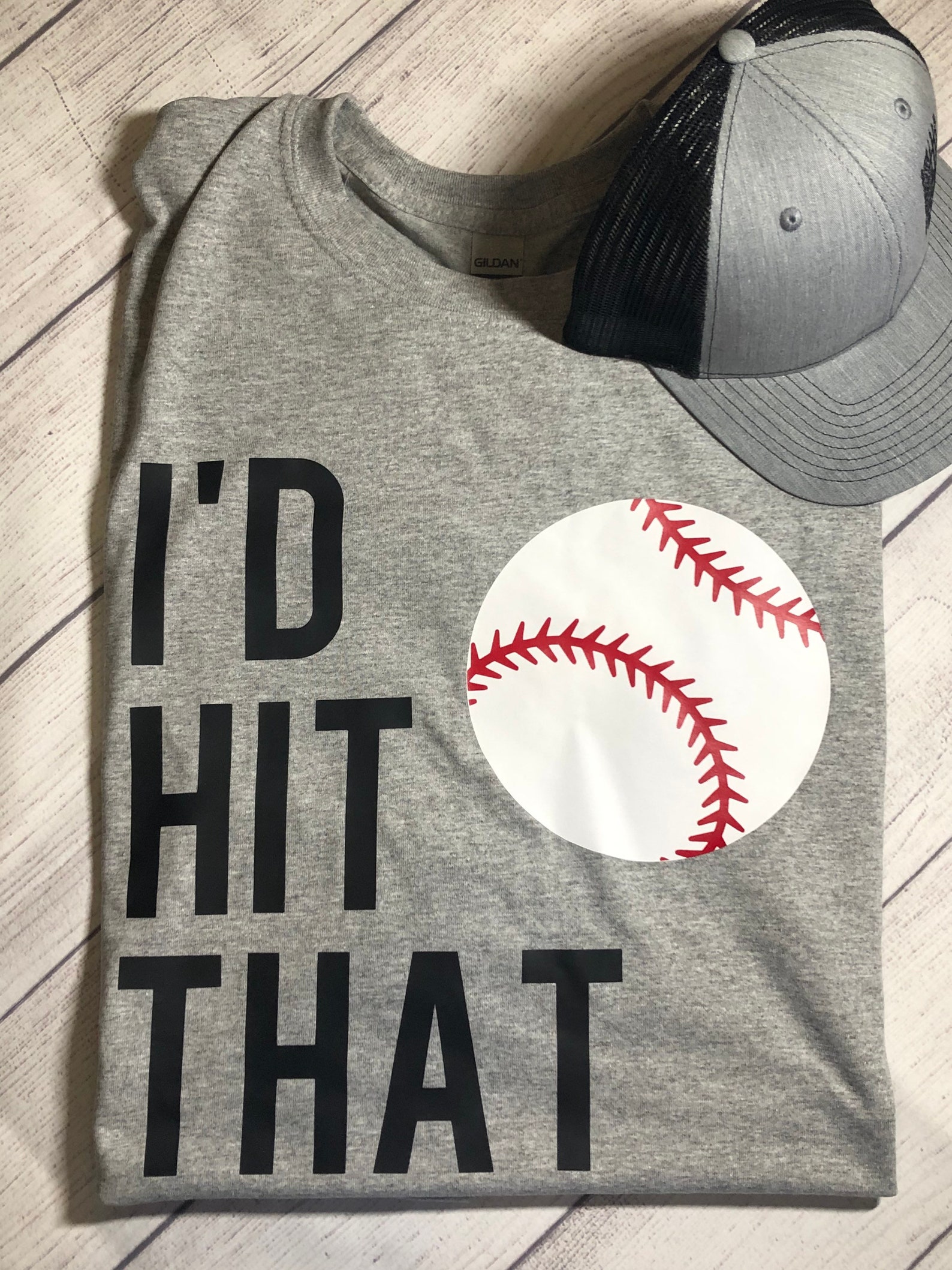 Baseball Shirts - Baseball Dad - Game Day Shirt - I’d Hit That - Funny ...