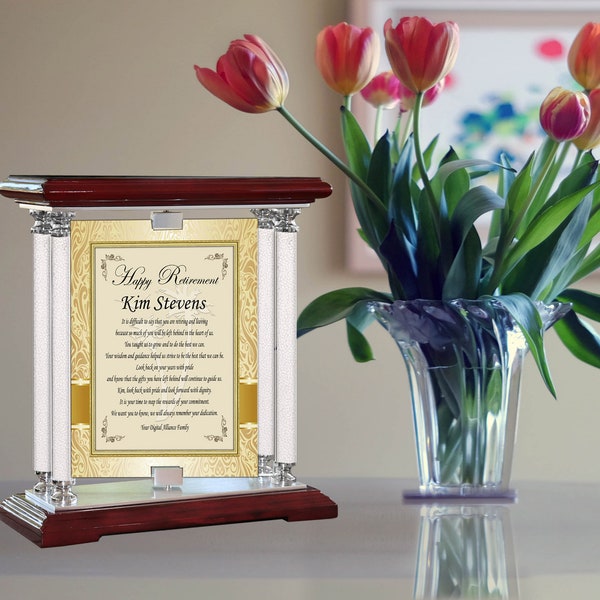 Retirement Plaque Wording - Etsy