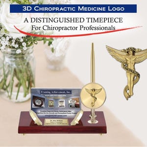 Chiropractor Engrave Desk Pen Congratulation Chiropractic Logo Service ...