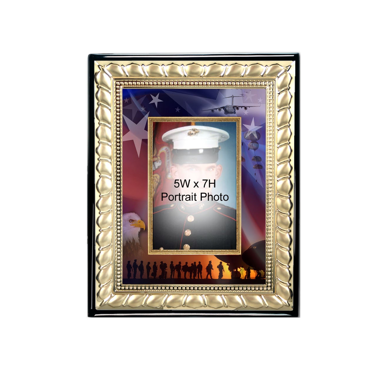 Army Military Photo Frame 5x7 Picture Framing Marine Corps - Etsy