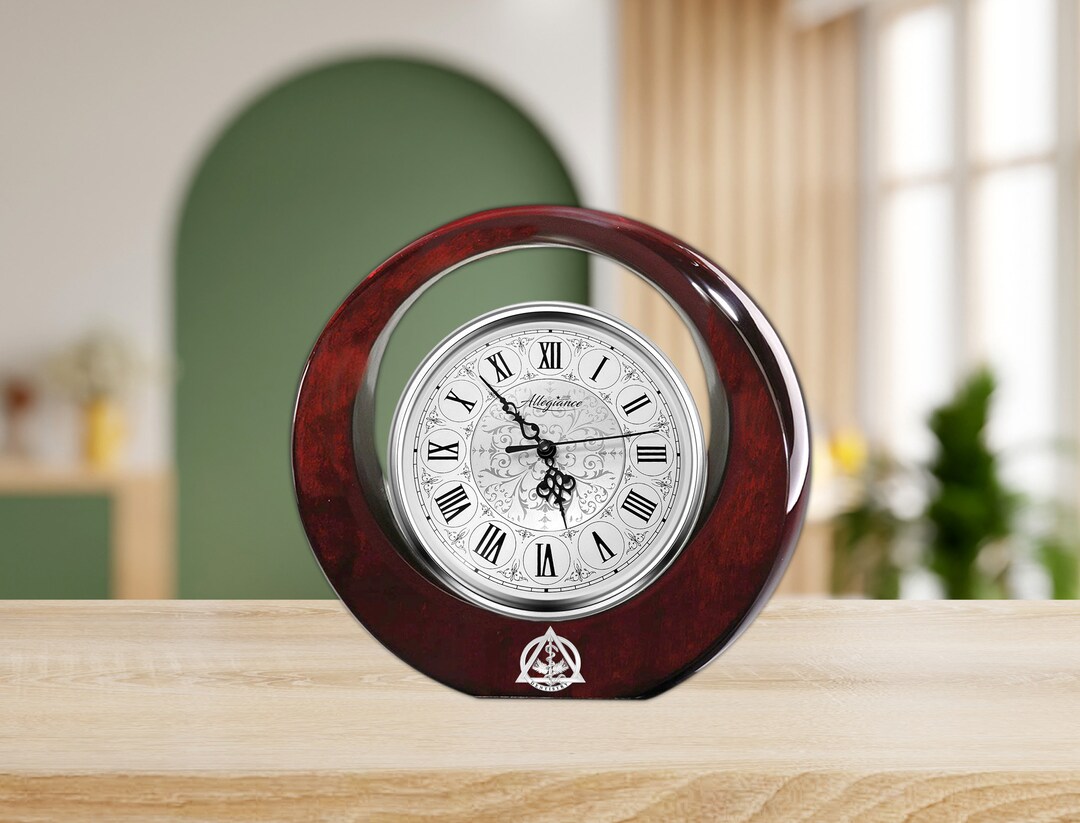 Unique Dentistry Desk Table Clock Wood Clock Retirement Gift Service ...