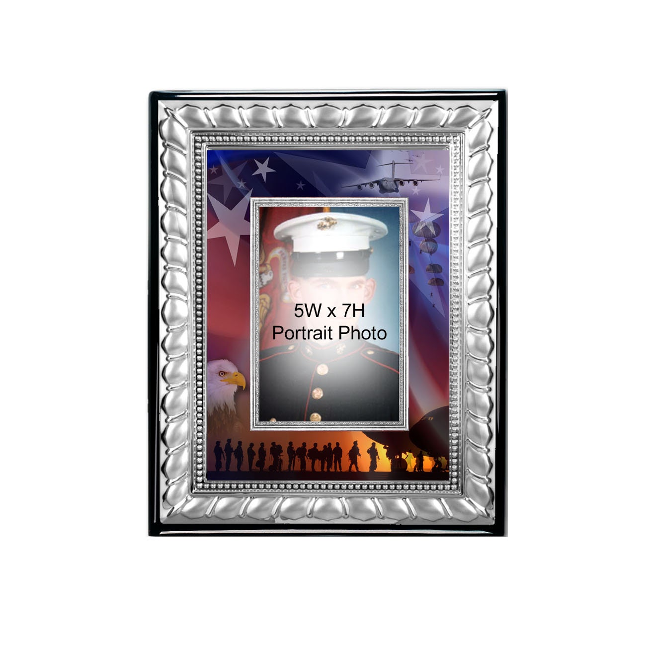 Army Military Photo Frame 5x7 Picture Framing Marine Corps - Etsy