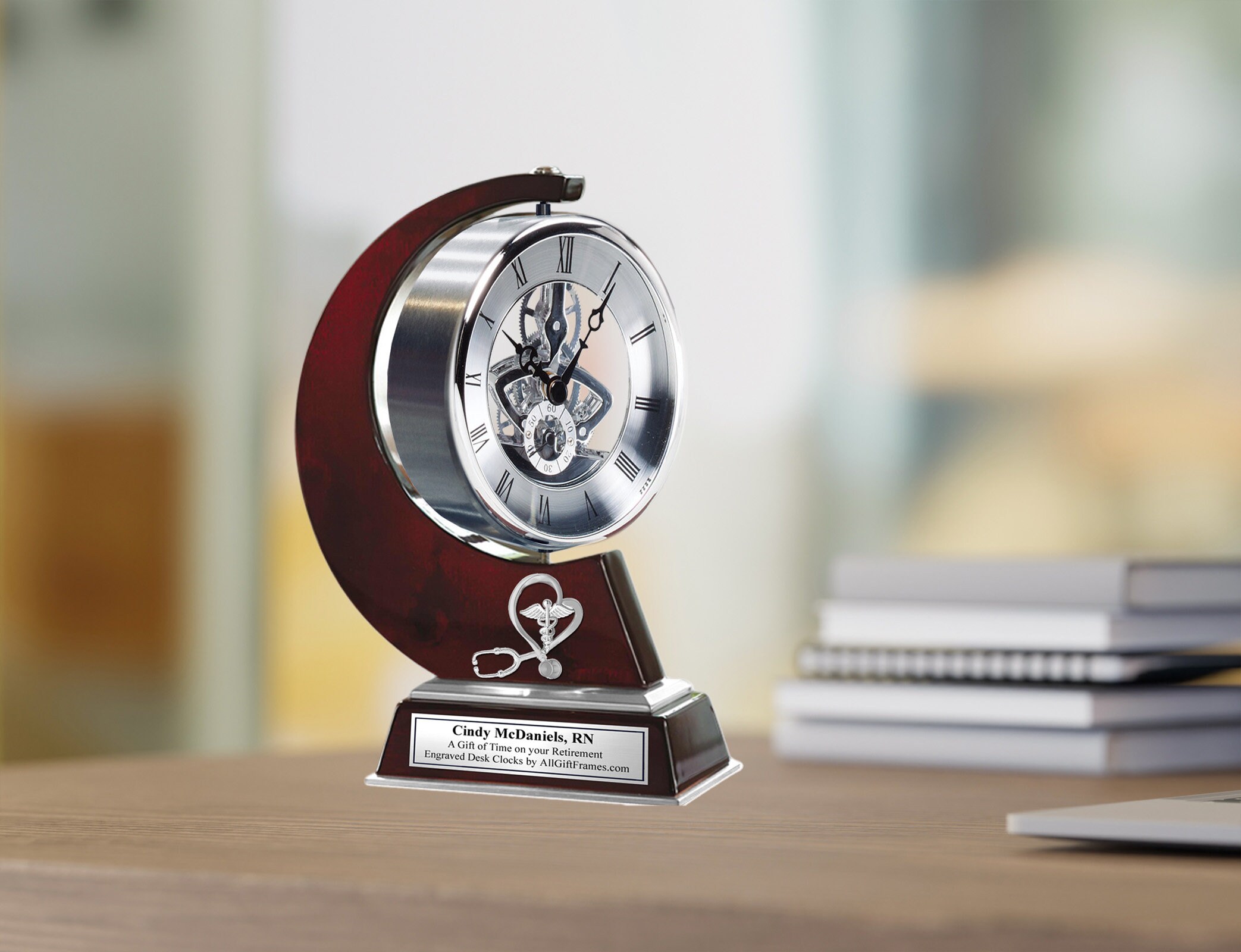 Beautiful Expensive Medical Caduceus Logo Manual Rotating 360 Degree ...