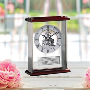 Employee Years of Service Award Retirement Gift Engraved Desk | Etsy