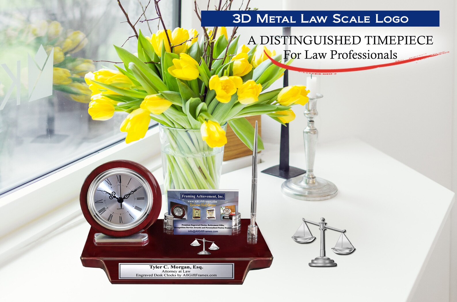 Personalized Name Plate Law Scale Unique Law Gifts Lawyer Attorney ...