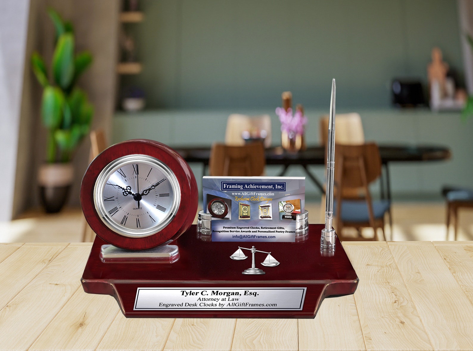 Personalized Name Plate Law Scale Unique Law Gifts Lawyer Attorney ...