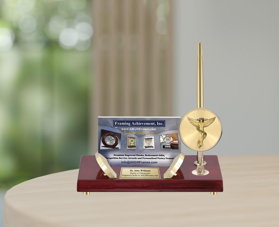 Chiropractor Engrave Desk Pen Congratulation Chiropractic Logo Service ...