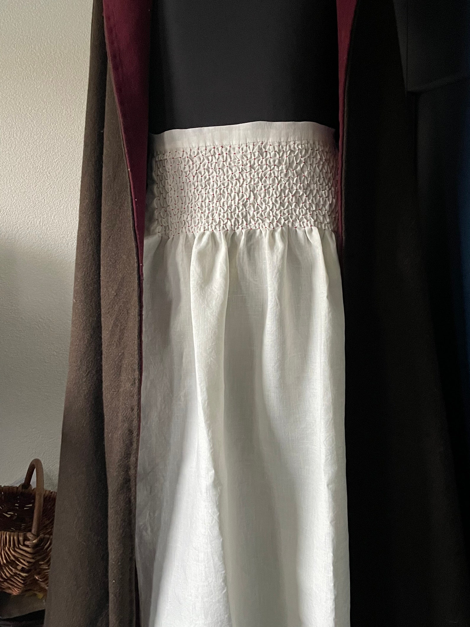 Historical Smokwork Apron From the 14th Century the 16th - Etsy