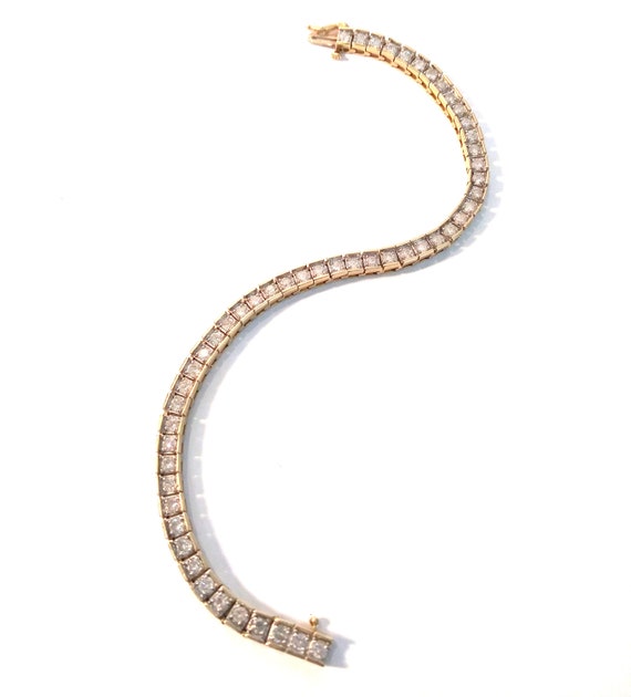 Diamond Tennis Bracelet, Channel Set Diamond Bracelet… - Gem