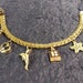 Solid Gold, Vintage Charm Bracelet, Classic 14k Gold Charm Bracelet, 13 ...