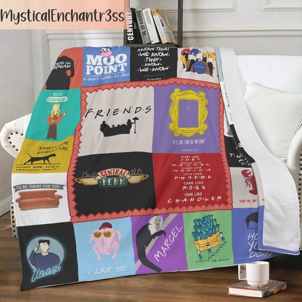 Friends Blanket Tv Show - Etsy