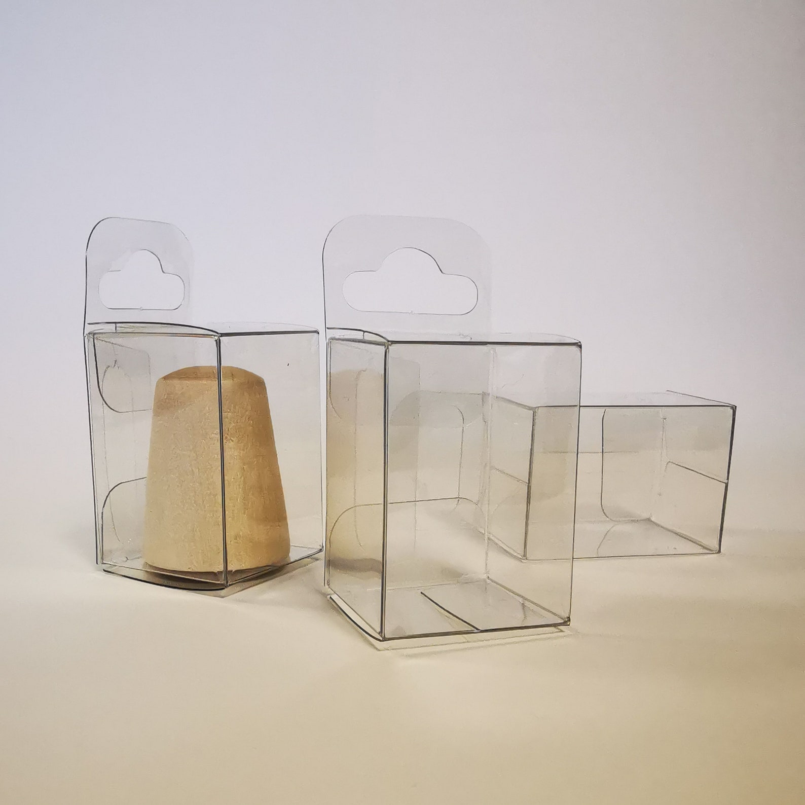 Small Box 2.5x2.5x3.5cm 10pcs, With Hanger, Crystal Clear PVC Box - Etsy
