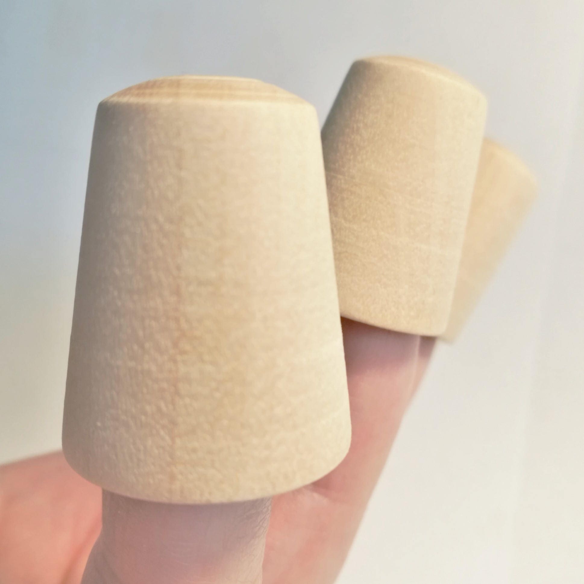 Wood Thimbles Unfinished 10pieces | Etsy