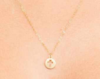 24k gold cross | Etsy