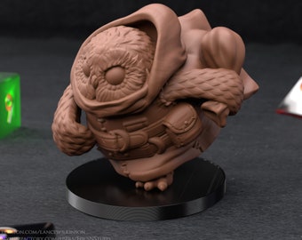 Owlkin Barbarian 3D Printed Dungeons and Dragons Miniature - Etsy