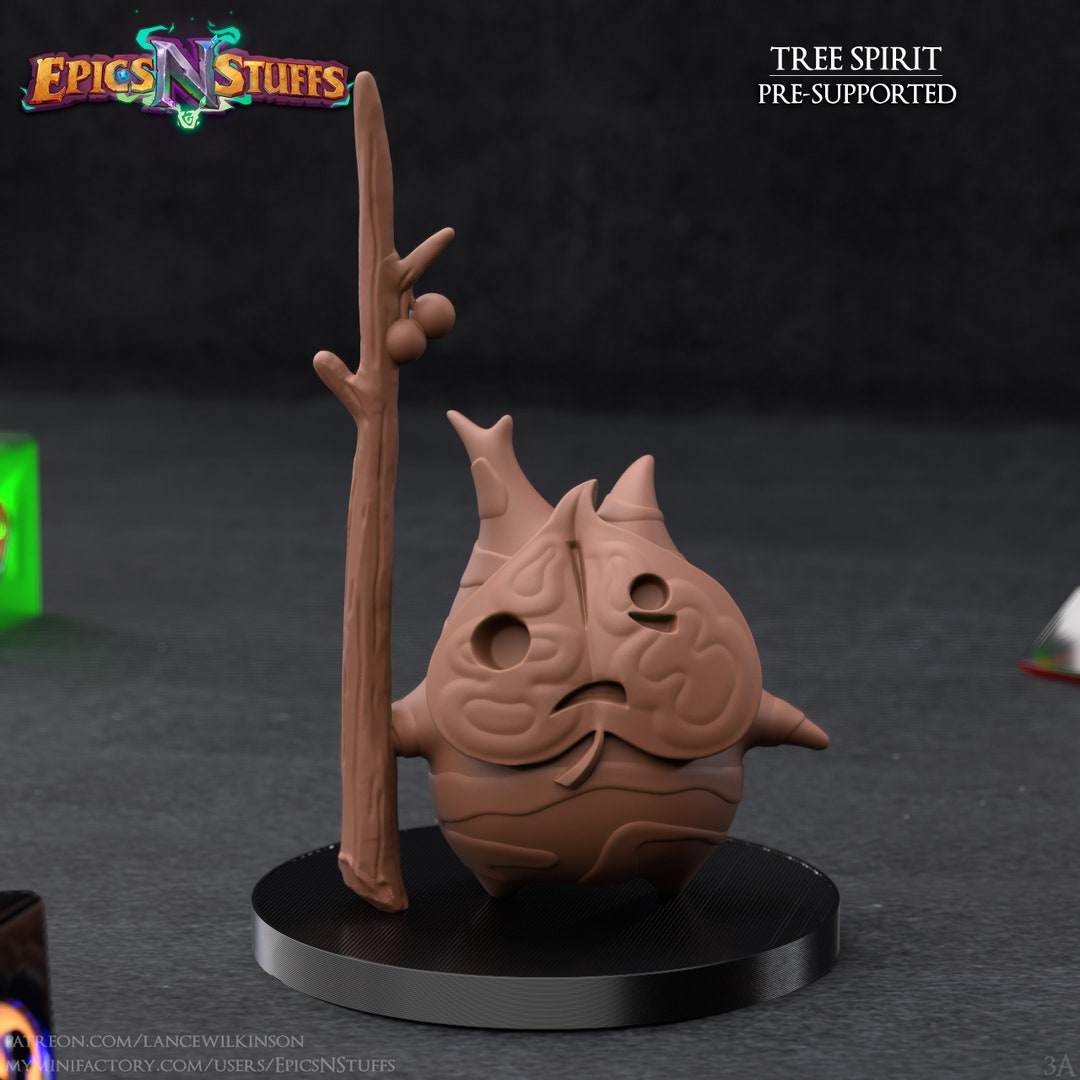 Tree Spirit 3A 3D Printed Dungeons and Dragons Miniature - Etsy UK