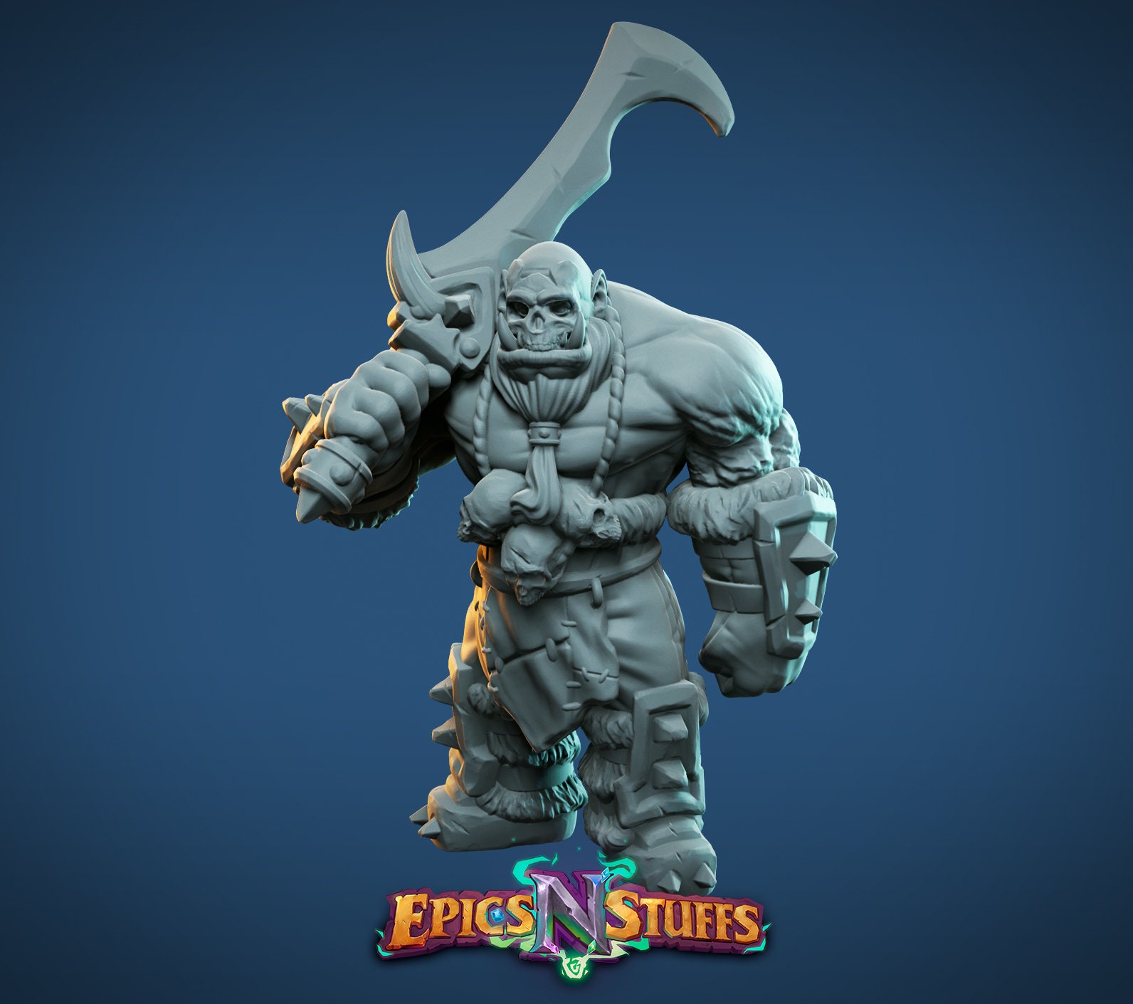 Orc Guard 5 3D Printed Dungeons and Dragons miniature | Etsy