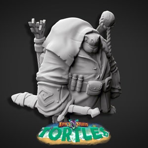 Tortle Ranger 3D Printed Dungeons and Dragons Miniature | Etsy