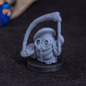 Owlkin Artist, 3D Printed, Dungeons and Dragons Miniature, Statue ...